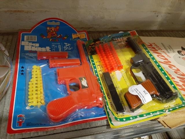 1980'S Toy Pistols In Packaging