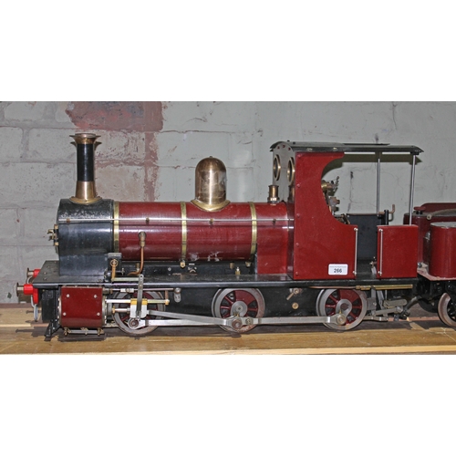 Polly 1V 5 inch gauge tender locomotive live steam model, built from ...