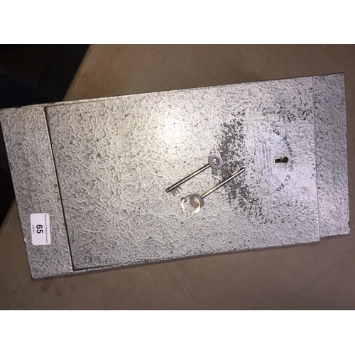 A Radway floor safe with 2 keys. | Barnebys