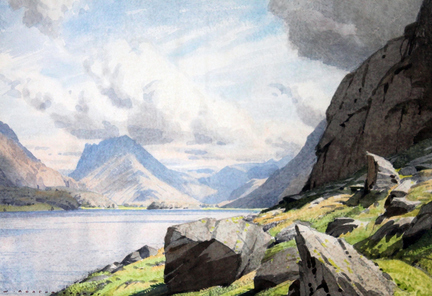 William Heaton Cooper (1903-1995), "Crummock Water and Ling Crag ...