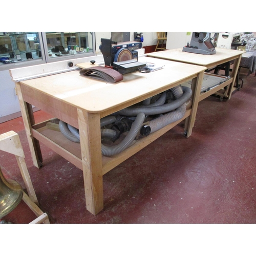A two tier joinery work bench | Barnebys