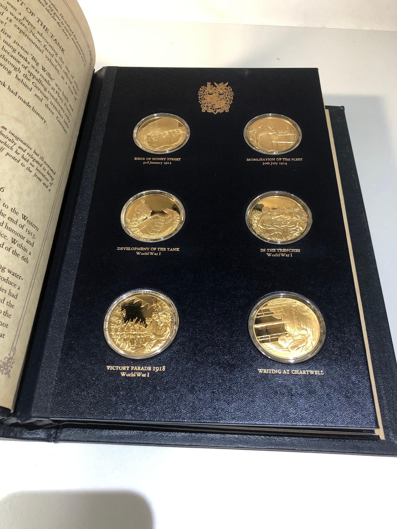 The churchill centenary medals set of 24 hallmarked sterling silver and ...