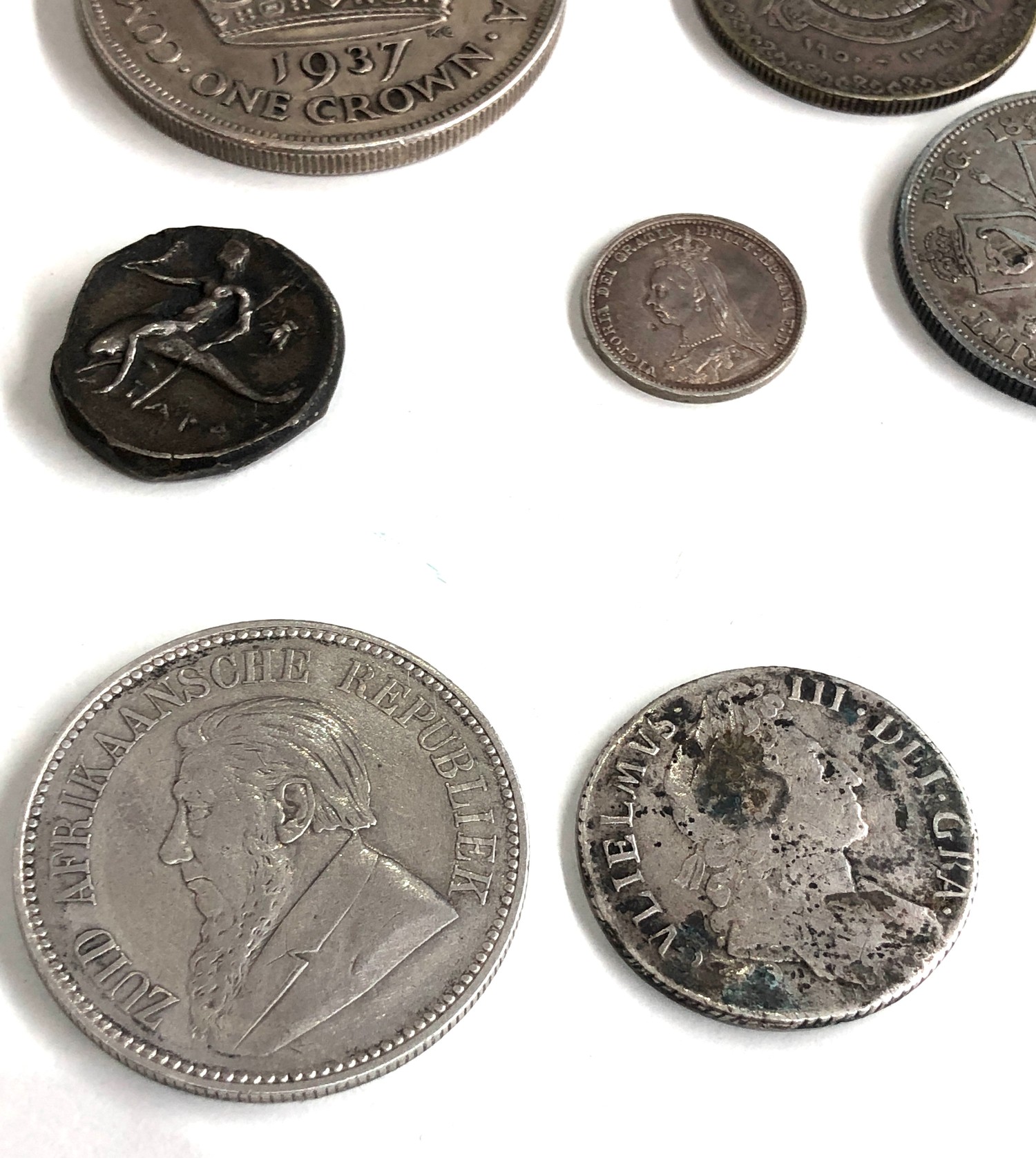 Selection of collectable antique silver coins please see images for details