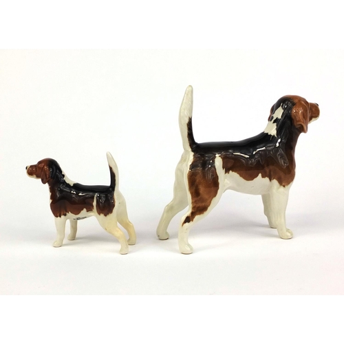 Two Beswick Wendover Billy dogs, factory - Auktionen & Preisarchiv