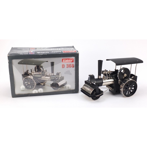 Wilesco steam roller traction engine - auctions & price archive