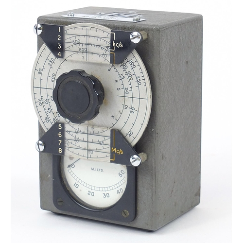 Vintage Marconi Wave Meter with wooden - auctions & price archive