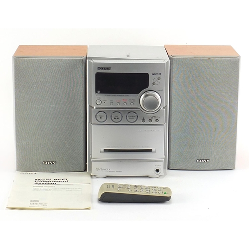 Sony micro HiFi component system with - auctions & price archive