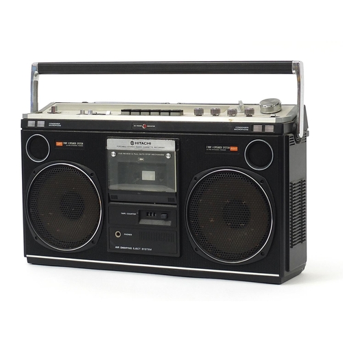 Vintage Hitachi boom box model TRK-8080E - auctions & price archive