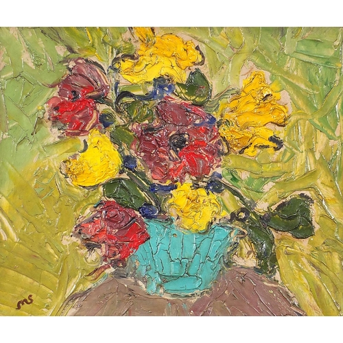 Still life flowers in a vase, Scottish Colourist school impa... | Barnebys