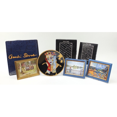 Three Goebel Artist Orbis porcelain wall - auctions & price archive