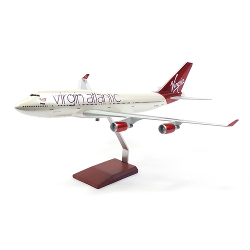Boeing 747-400 Virgin Atlantic model aeroplane, given to the... | Barnebys