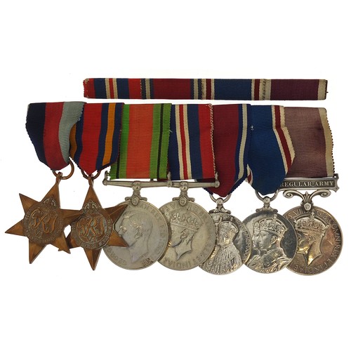 British military World War II seven medal group including Ge... | Barnebys