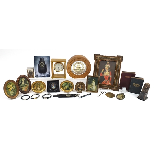 Objects including portrait miniatures, one hand painted of a... | Barnebys