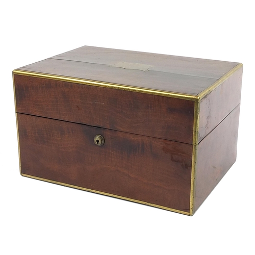 Victorian mahogany box with Brahma lock converted to a humid... | Barnebys