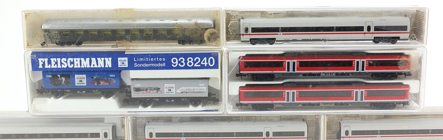 Eleven Fleischmann N gauge model railway - auctions & price archive