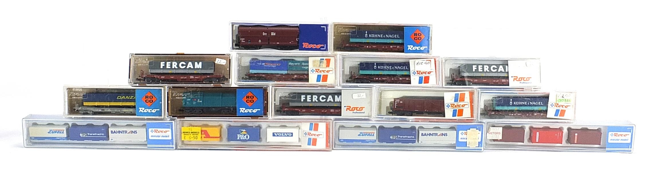 Fifteen Roco N gauge model railway - auctions & price archive
