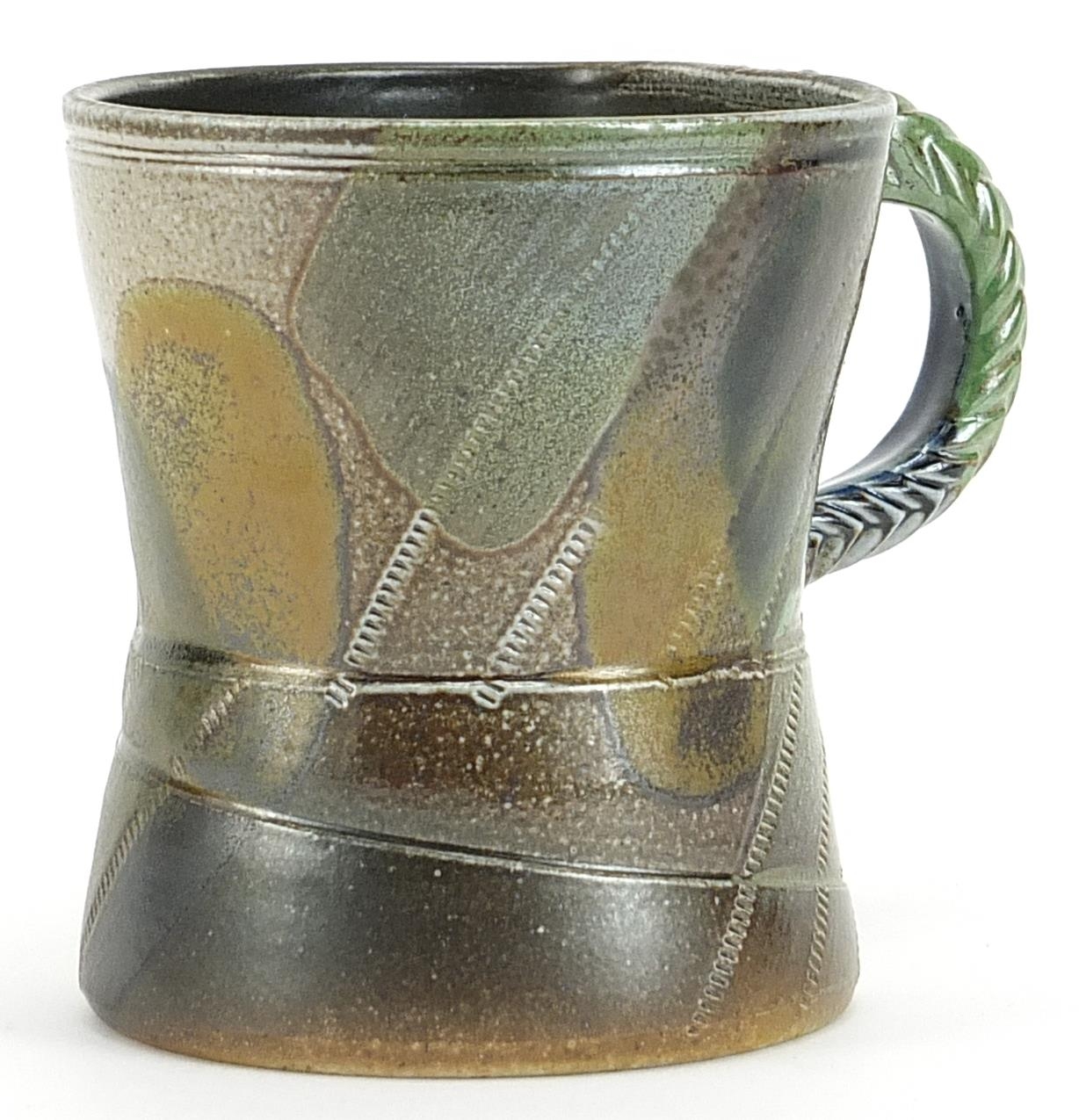 Jane Hamlyn, studio pottery mug having a - auctions & price archive
