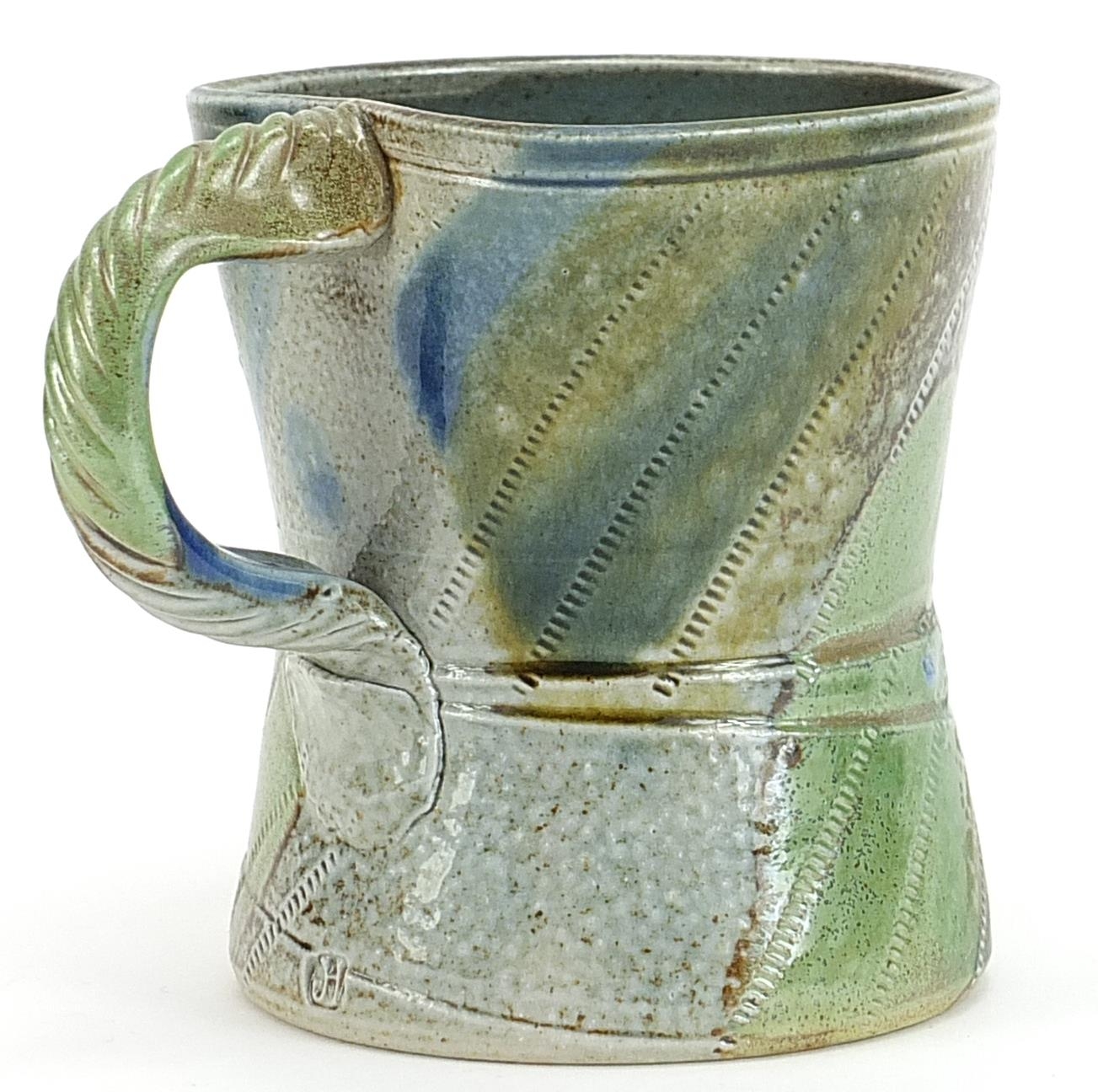 Jane Hamlyn, studio pottery mug having a - auctions & price archive