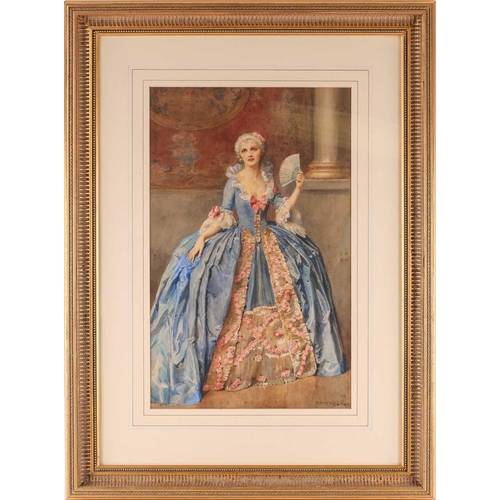 Albert Henry Collings (1868-1947), a full-length portrait of a lady ...