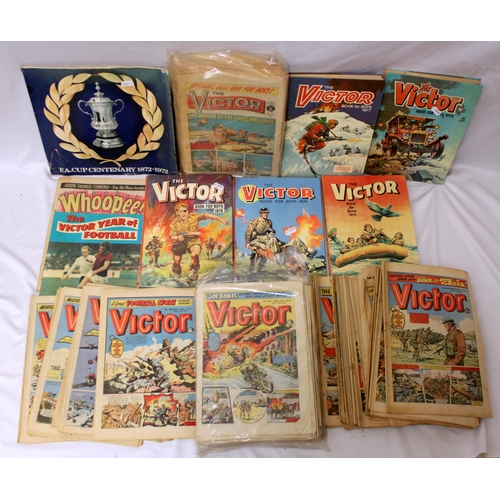 Victor Comics from the 1970s & The Victor Book for Boys 1974... | Barnebys