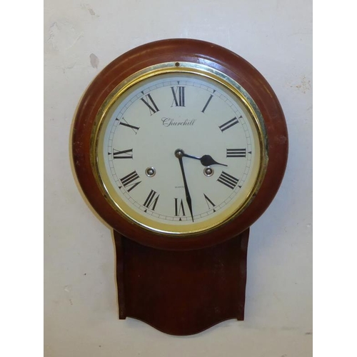 Churchill Quartz Wall Clock, painted dial (R) | Barnebys