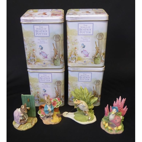 The World of Beatrix Potter Border Fine Arts Tinned figures ... | Barnebys