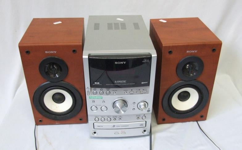 Sony S-Master Digital Amplifier RDS Mini Hi Fi Component System CMT ...
