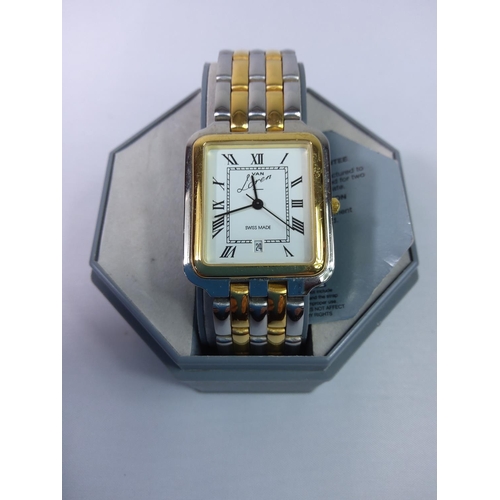 Boxed Van Loren watch and 2 vintage wrist watches (Haval 17 jewels ...