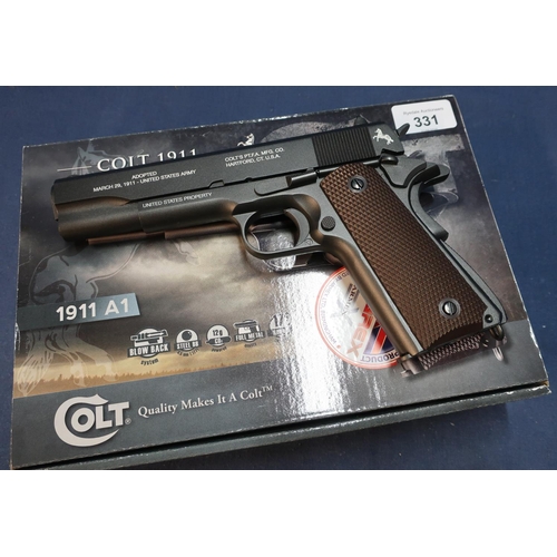 Boxed as new Colt 1911 A1 BB CO2 Blowback air pistol | Barnebys