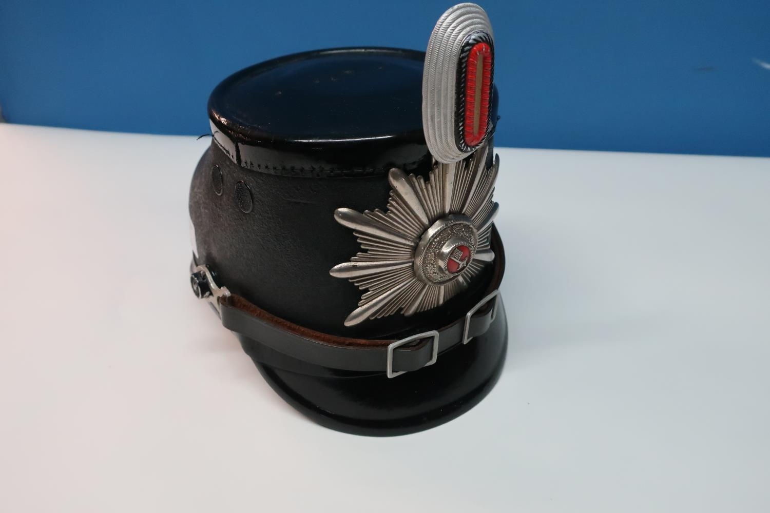 Circa WWI German military shako with - auctions & price archive