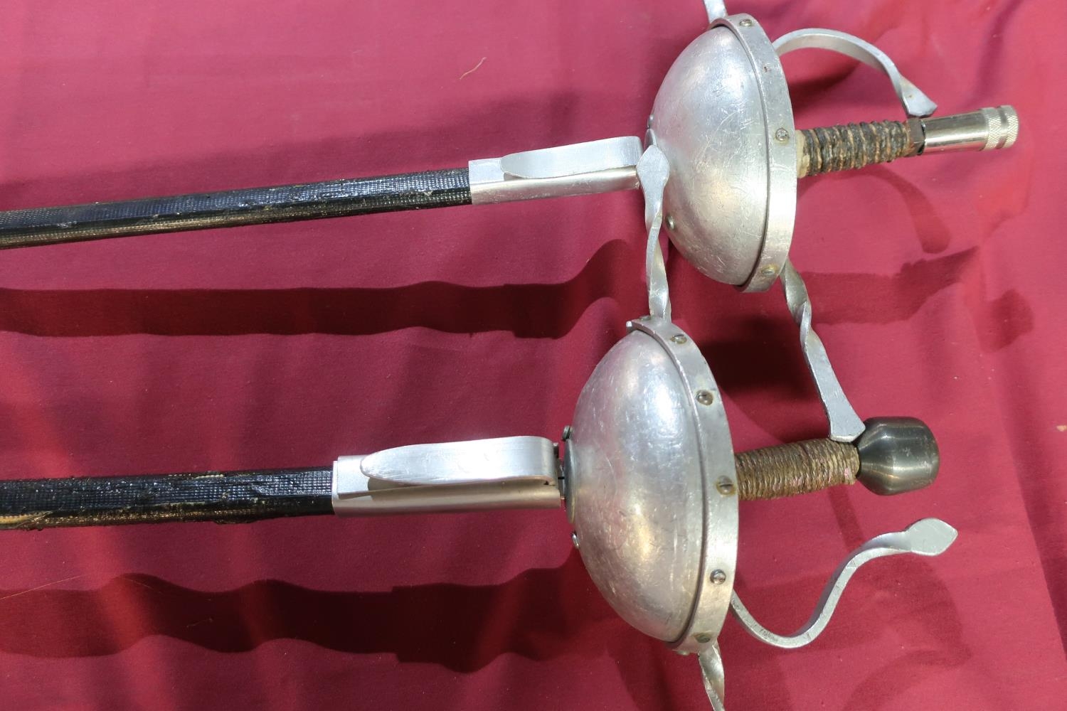 Pair of reenactors style Rapier swords - auctions & price archive