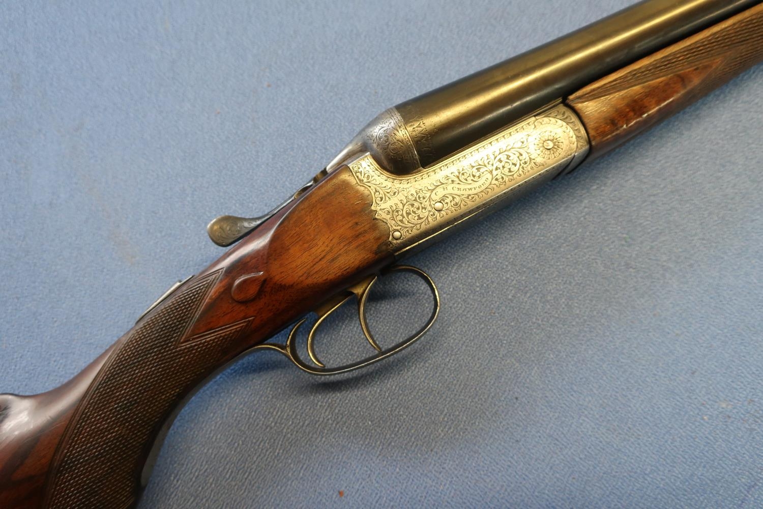 C. H. Crawford 12 bore side by side - auctions & price archive