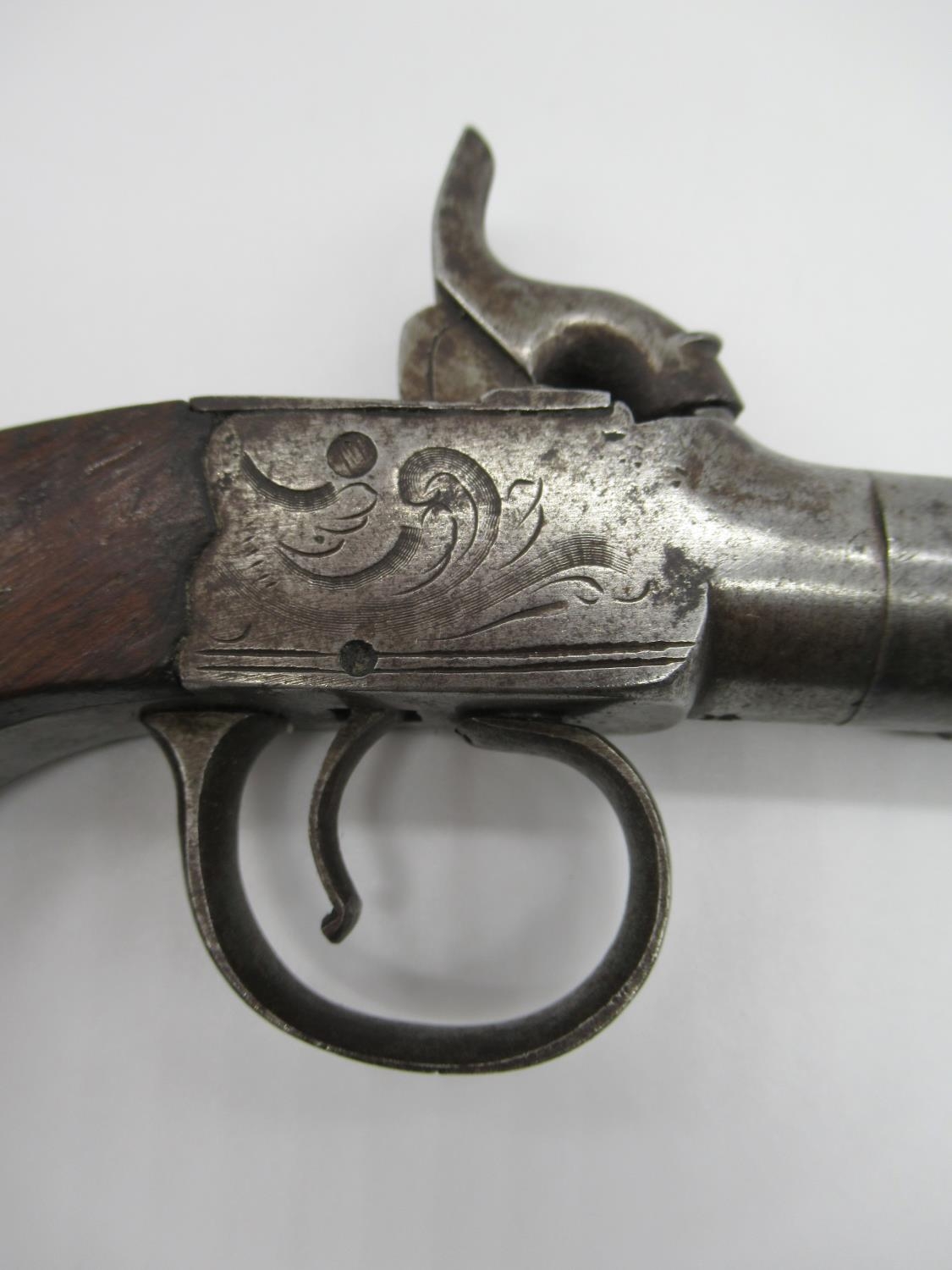 Percussion cap pocket pistol with 2" 1/2 - auctions & price archive