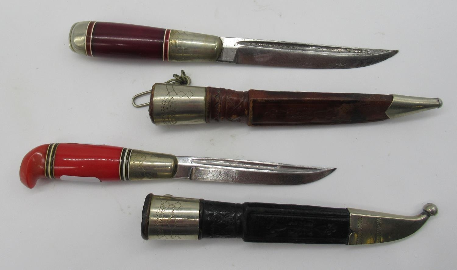 Scandinavian style sheath knives with - auctions & price archive