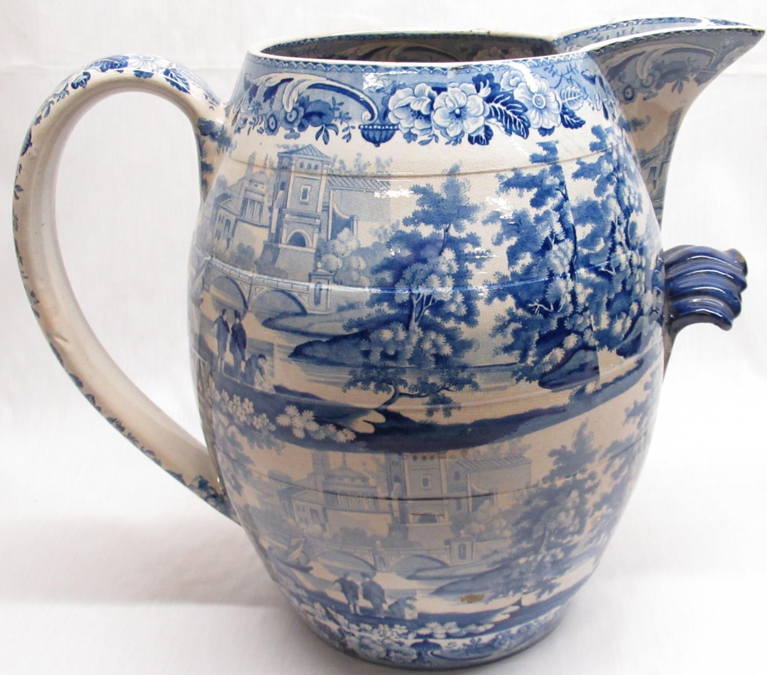 Large Victorian Staffordshire water jug - auctions & price archive