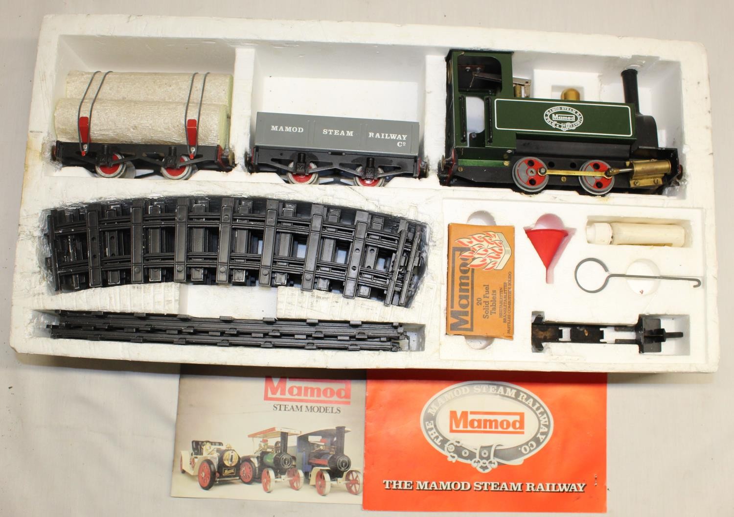 Mamod steam railway set RS1, live steam - auctions & price archive