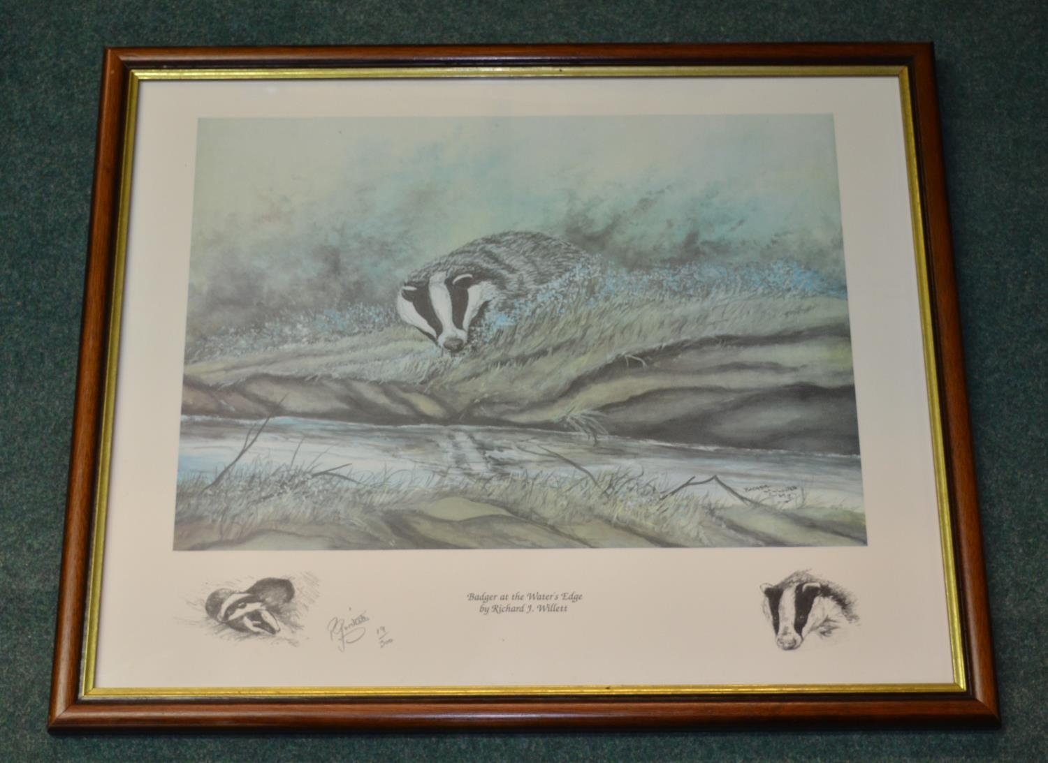 Richard J Willett, badger at waters - auctions & price archive