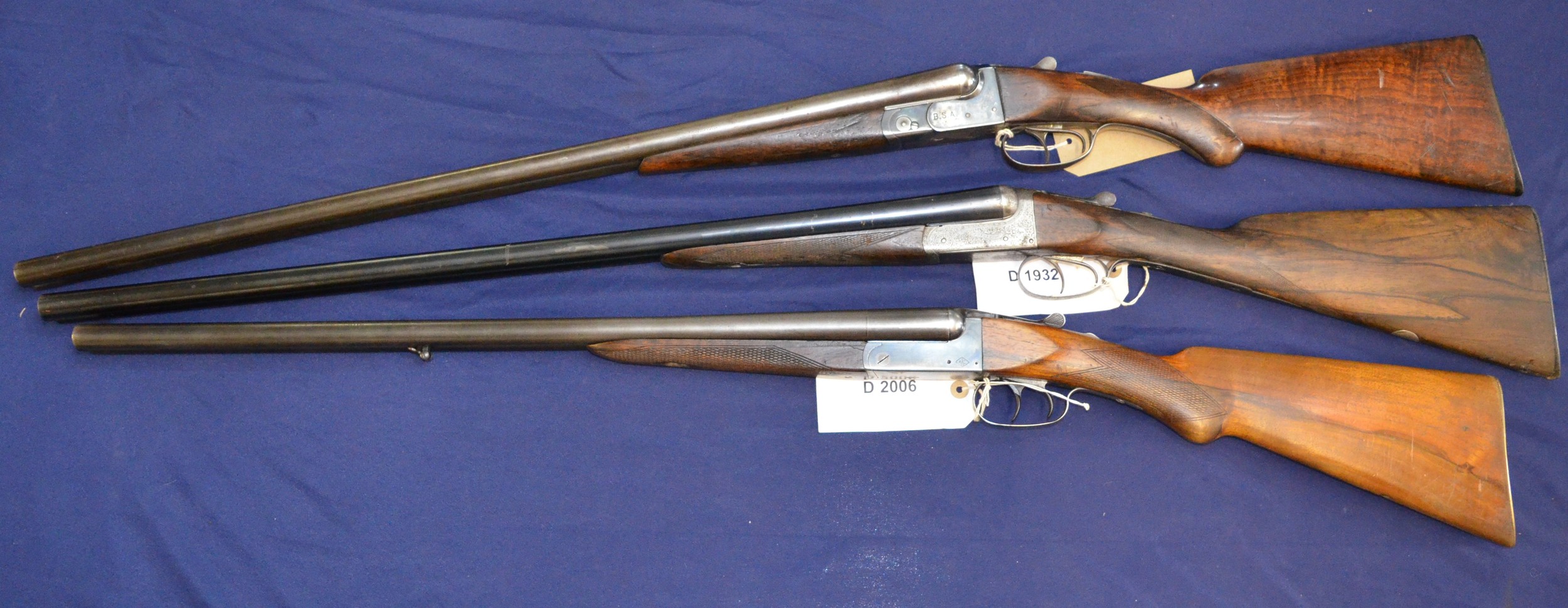BSA 12B side by side shotgun with "30 - auctions & price archive