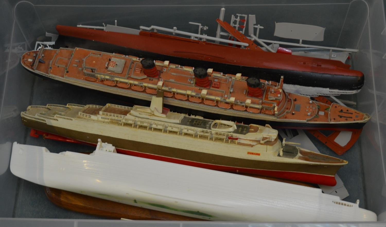 Opened plastic ship model kits including - auctions & price archive