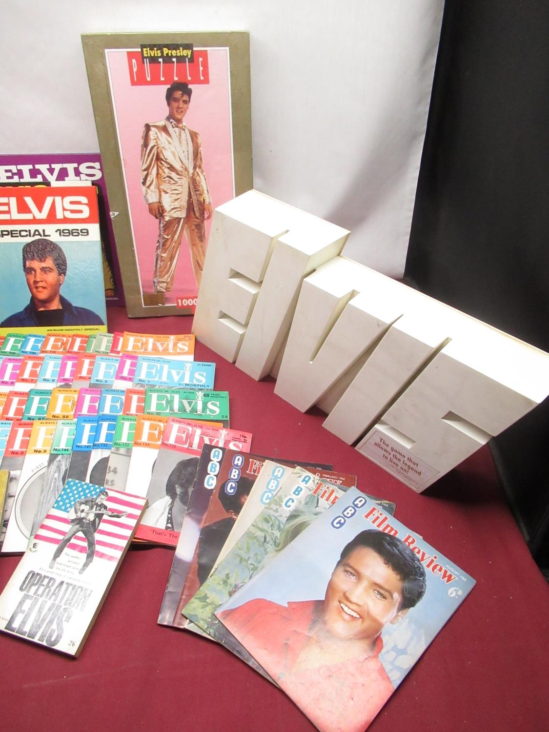Elvis Board Game, Elvis Jigsaw Puzzle - Auktionen & Preisarchiv