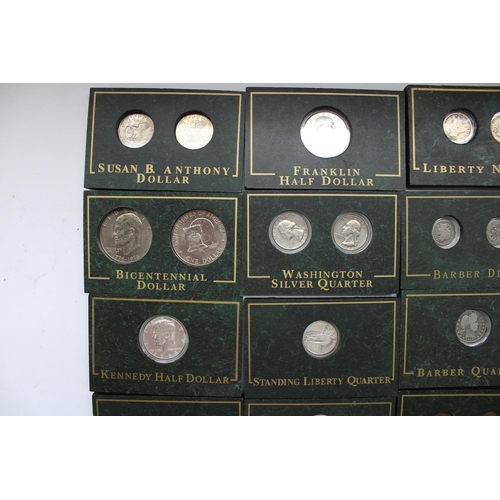 Danbury Mint Collectible Coins of America coin collection, approx. 70 ...