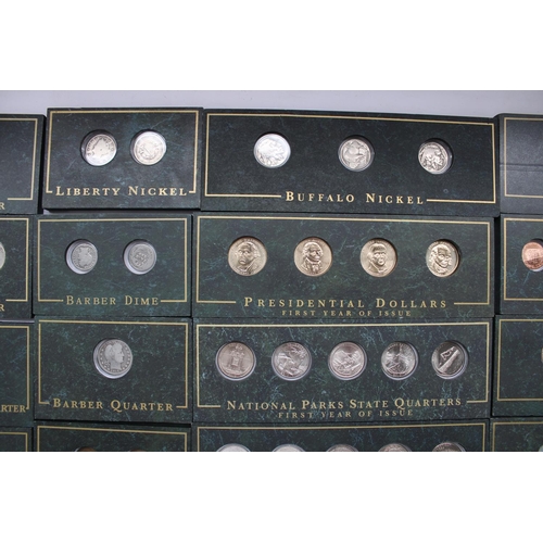 Danbury Mint Collectible Coins of America coin collection, approx. 70 ...