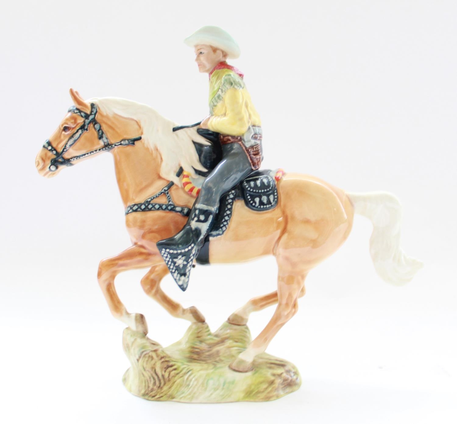 Beswick model of cowboy on galloping - auctions & price archive