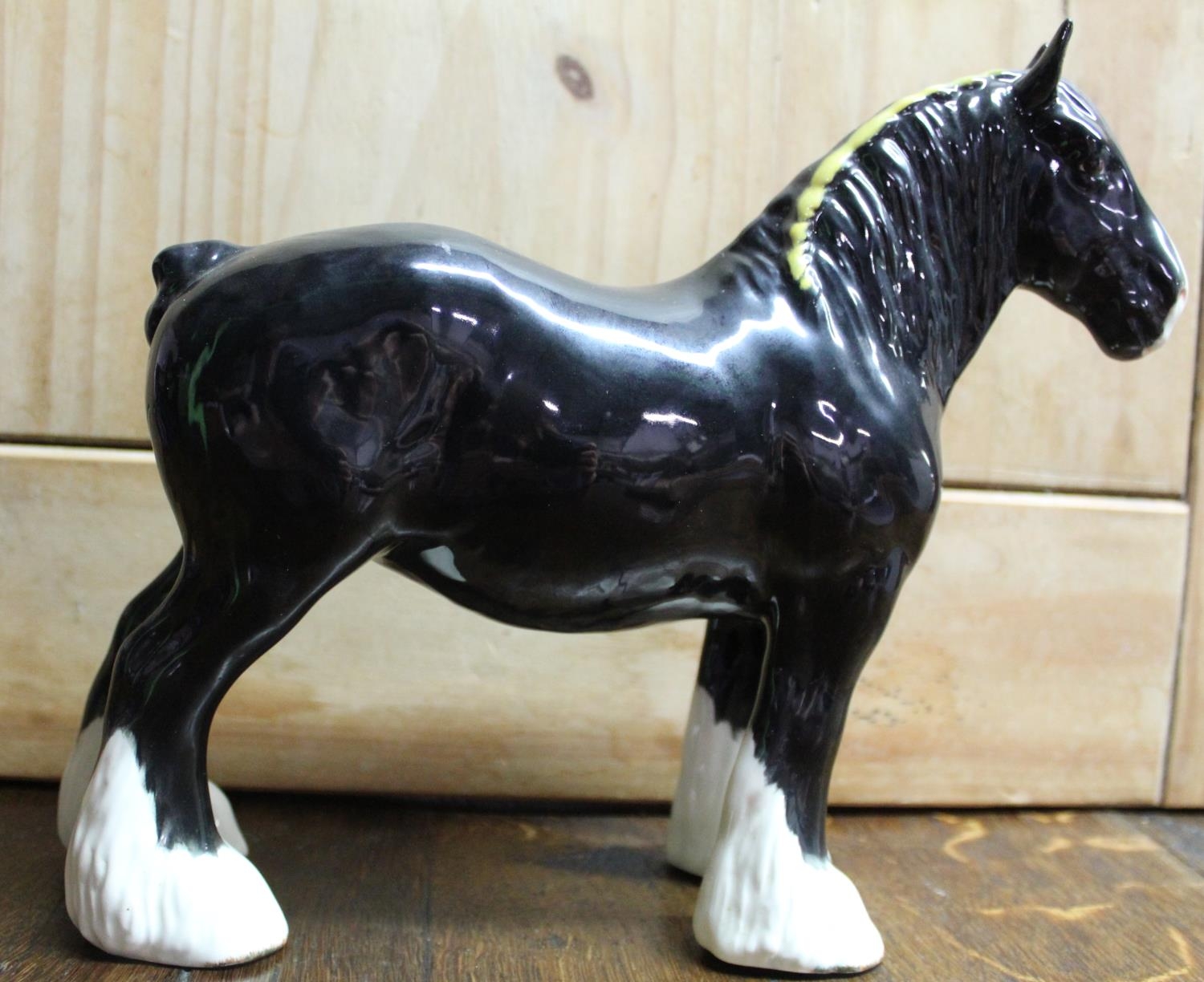 Beswick model of Shire mare in black - auctions & price archive
