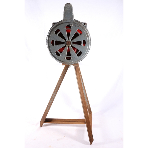 WWII era air raid siren by Carter of Nelson England with pla... | Barnebys