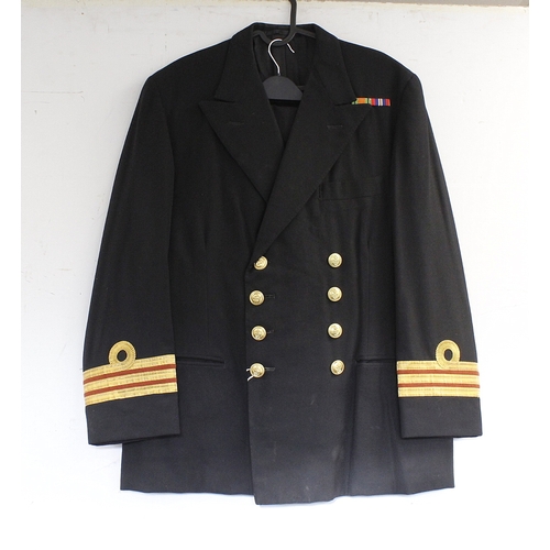 British Royal Navy dress uniform jacket having brass naval b... | Barnebys