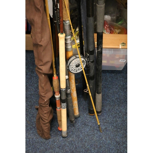 Group of fishing rods to include a Daiwa Strike Force - 5, a... | Barnebys