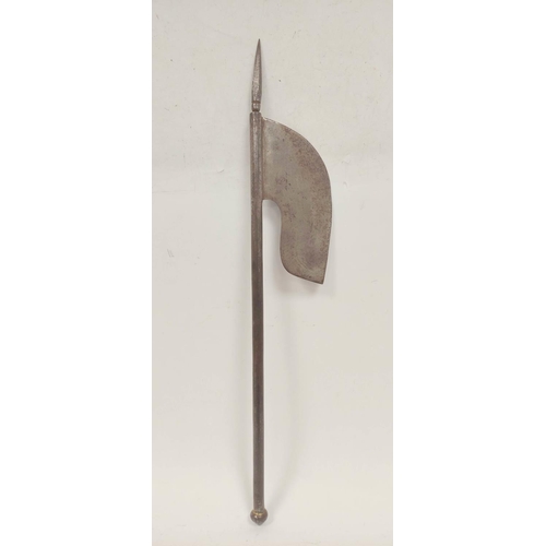 Antique 18th/19th century Indian Tabar axe of steel construc... | Barnebys