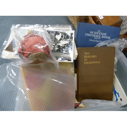 Carton containing books to include The History of Greenock, ... | Barnebys