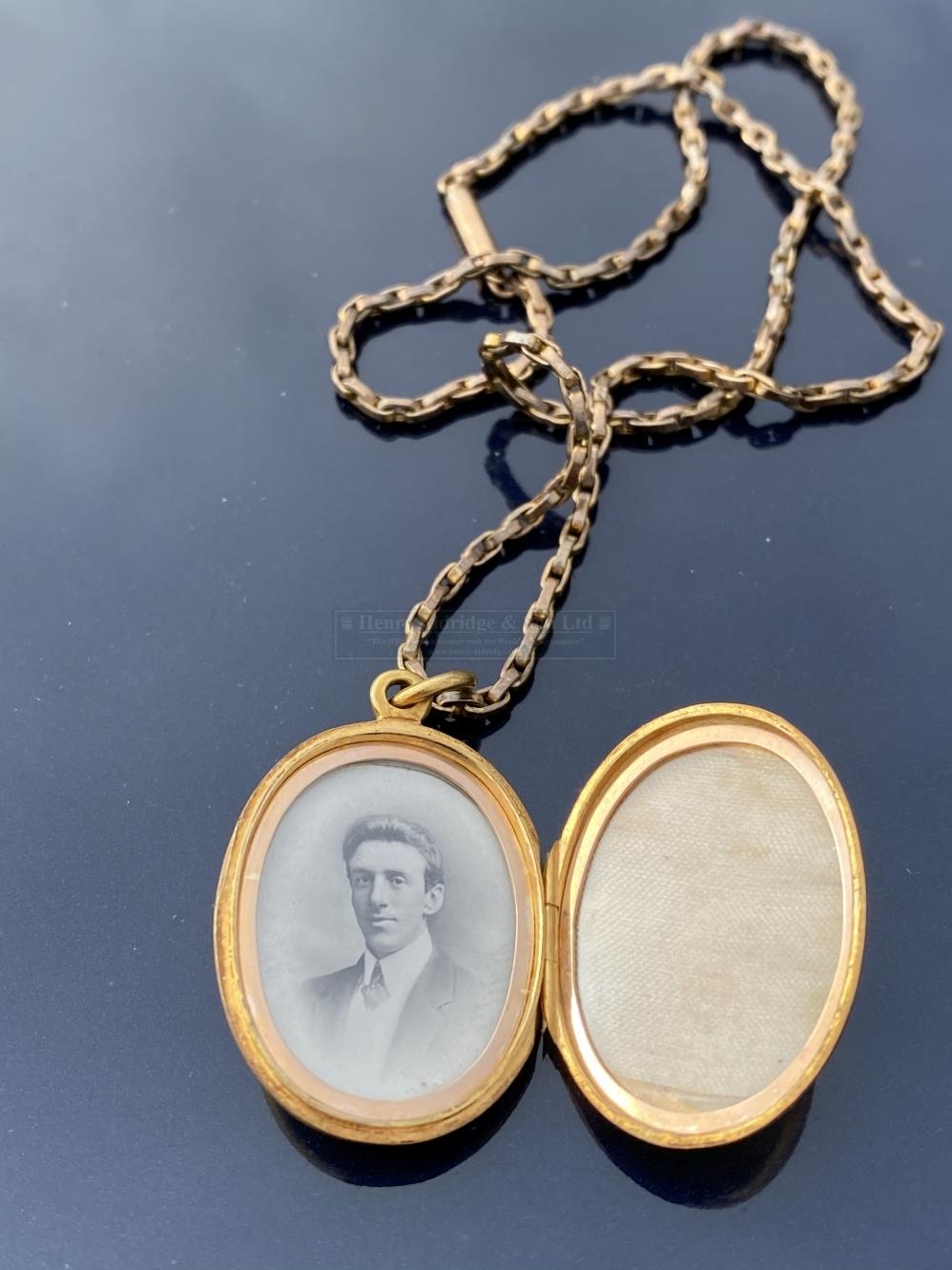 R.M.S. TITANIC: Unique yellow metal locket owned by Wallace Hartley's ...